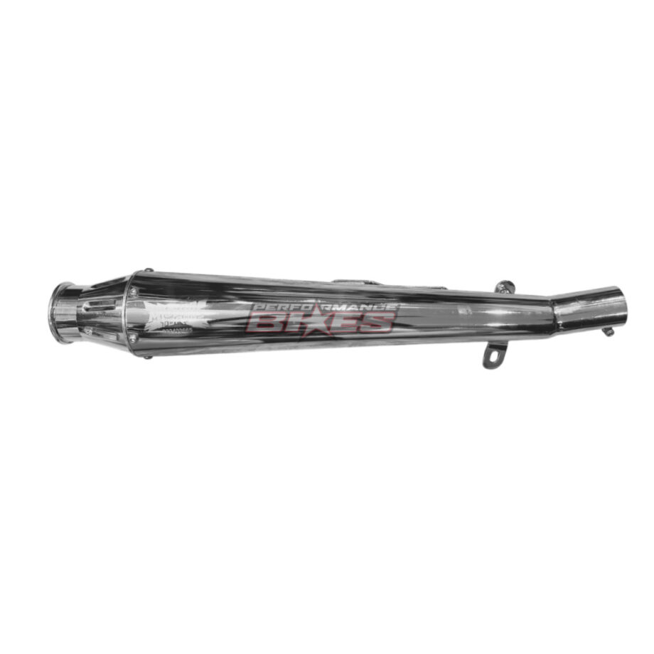 MOTO TORQUE LAUNCHER EXHAUST :CHROME – Performance Bikes